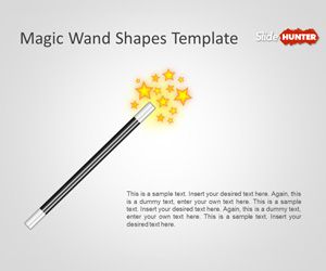 Free Magic Wand Shapes Template - Free PowerPoint Templates ...