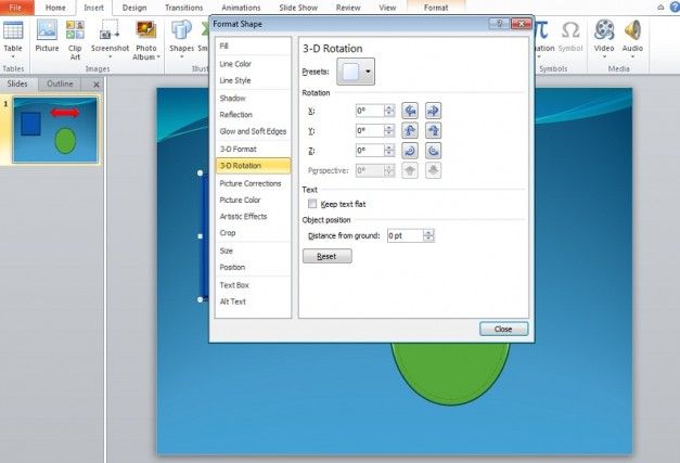 how-to-apply-3d-rotation-effects-in-powerpoint-2010