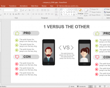 Animated Infographic Comparison PowerPoint Template