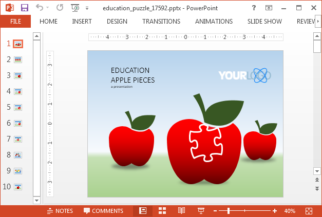 Animated Education PowerPoint Template