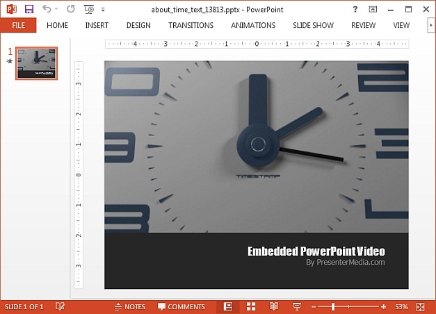 Animated Time Templates For PowerPoint