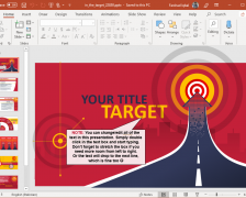 Animated Target Template For PowerPoint Presentations