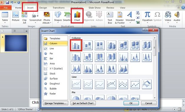 How To Make Bar Graphs In PowerPoint 2010 Using Excel Data