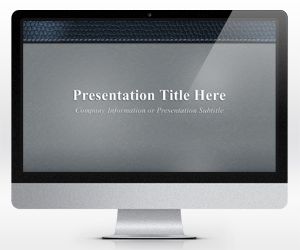 Free Leather Gray PowerPoint Template (16:9) - Free PowerPoint ...