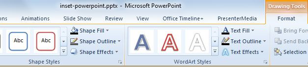 WordArt in PowerPoint 2010